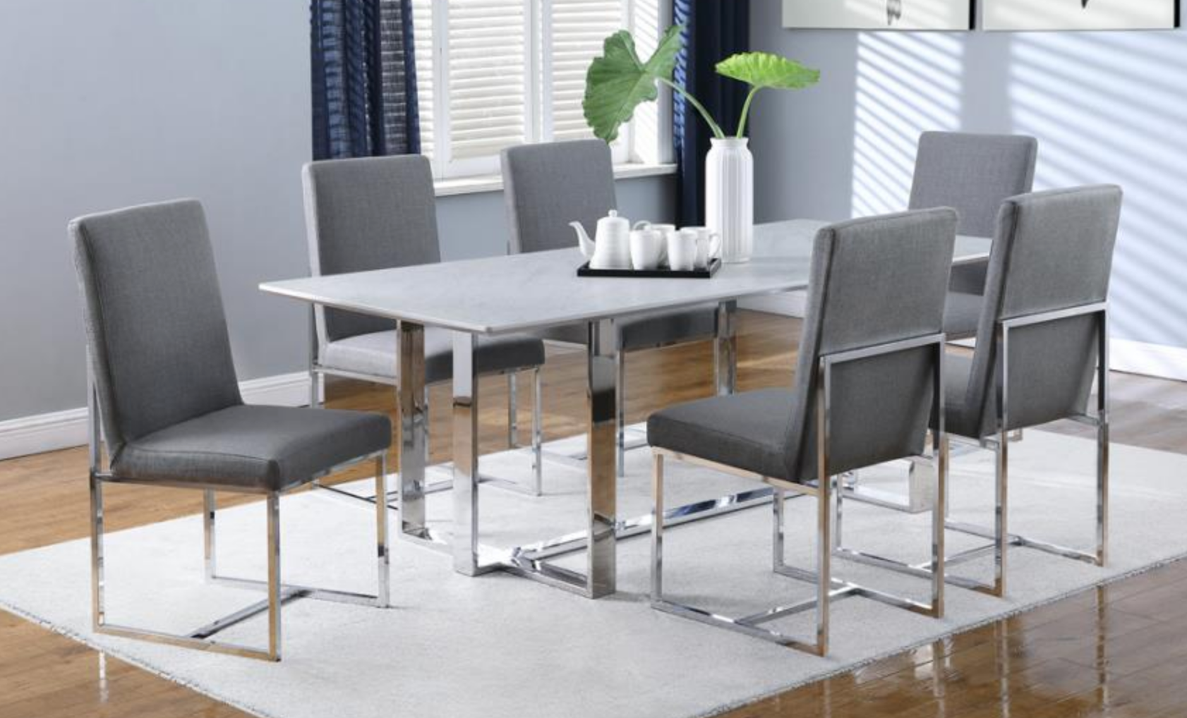 Dining table printed glass store